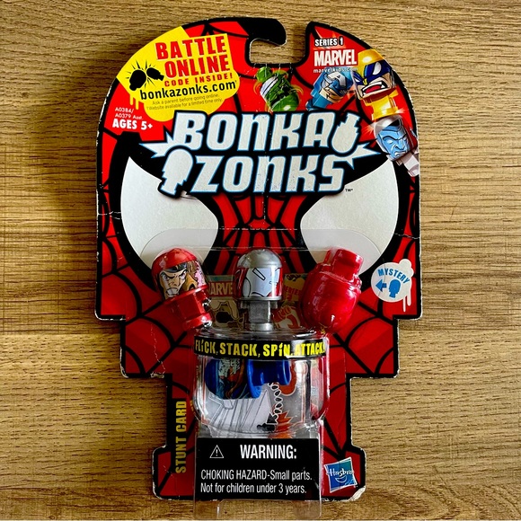 Marvel | Toys | Bonka Zonks Marvel Series Hasbro Stunt Card Spiderman ...